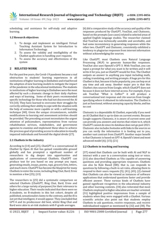 APPLICATION OF ARTIFICIAL INTELLIGENCE FOR VIRTUAL TEACHING ASSISTANCE (Case study: Introduction ...