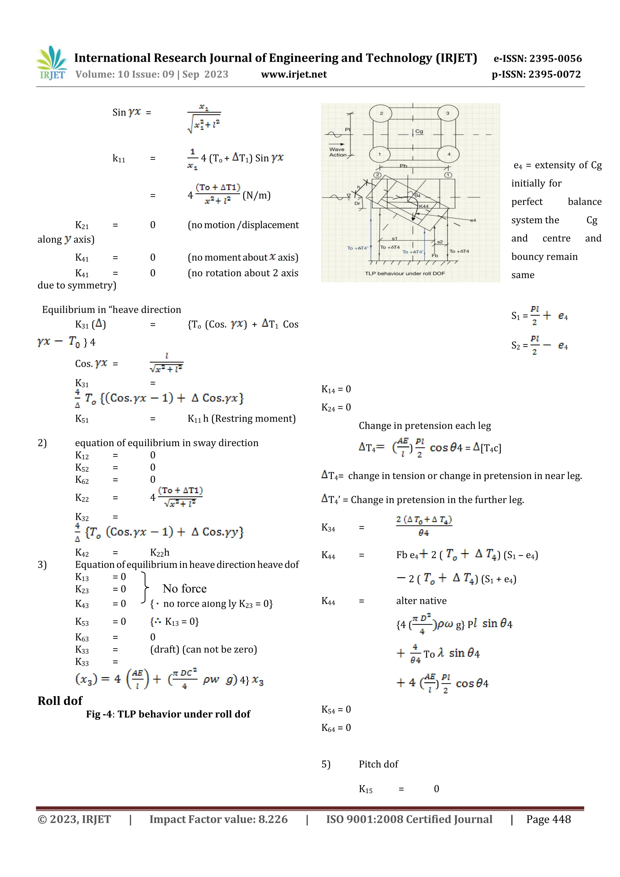 DYNAMIC ANALYSIS AND GEOMETRY DESIGN OF FLOATING OFFSHORE WIND TURBINE ...