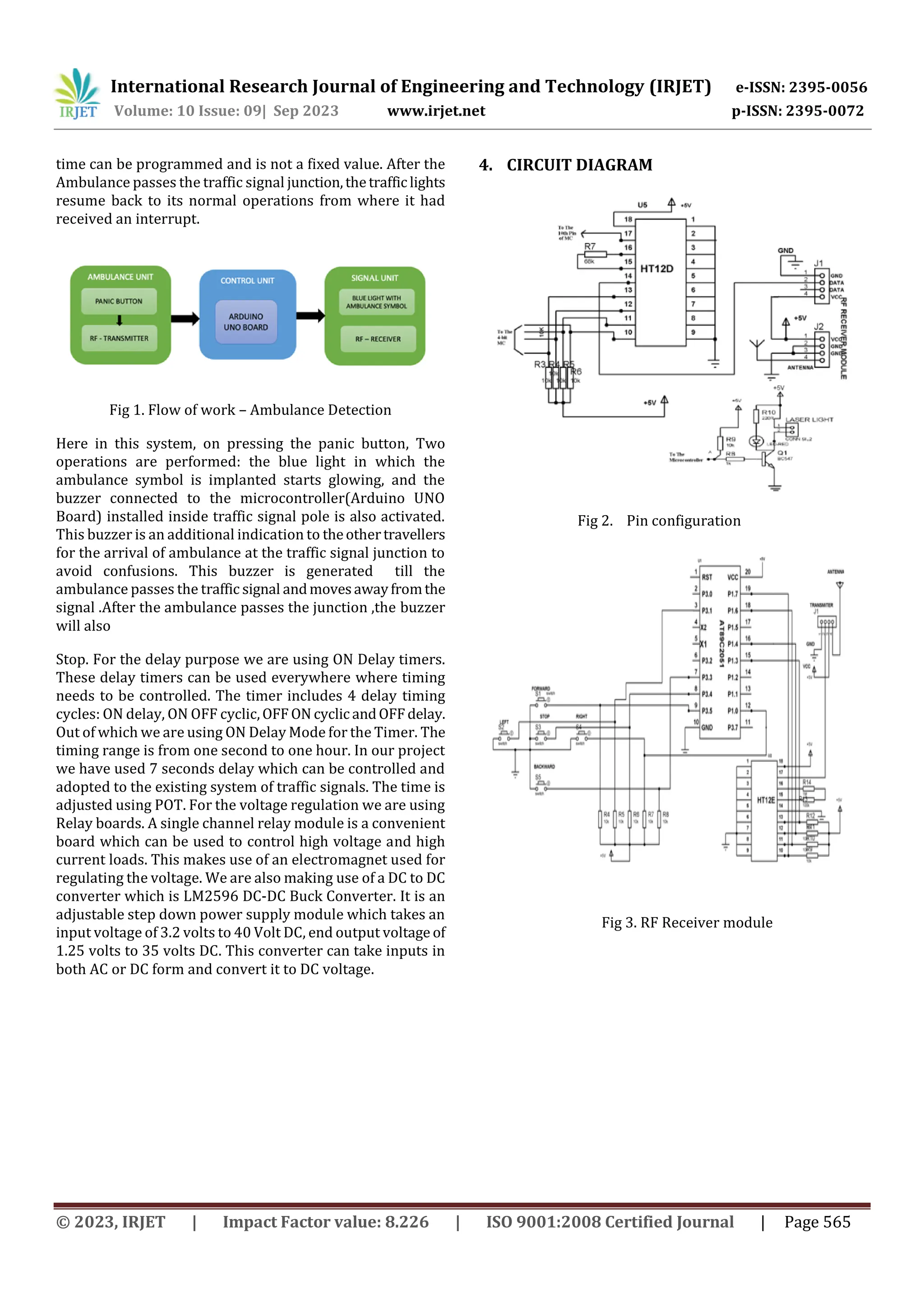 Automatic Ambulance Detection System in Traffic Signals Using IOT | PDF