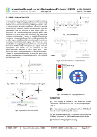 Automatic Ambulance Detection System in Traffic Signals Using IOT | PDF