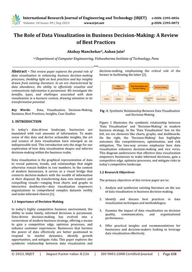 The Role of Data Visualization in Business Decision-Making: A Review of Best Practices | PDF