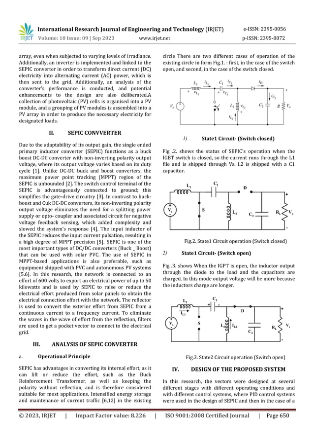 Grid Connected Solar PV System with SEPIC Converter Based MPPT | PDF | Power and Energy Industry ...