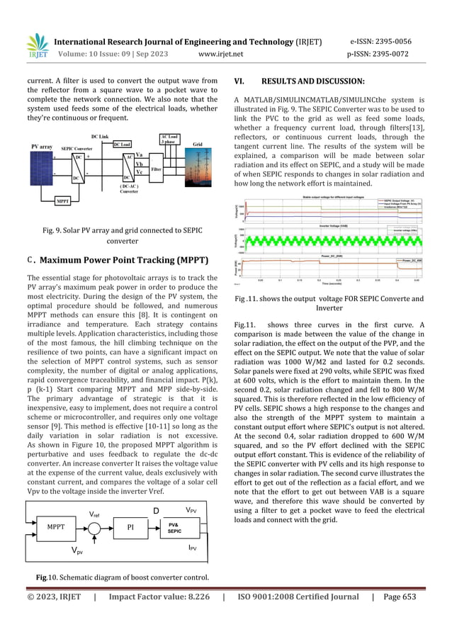 Grid Connected Solar PV System with SEPIC Converter Based MPPT | PDF | Power and Energy Industry ...