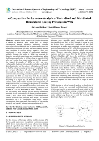 A Comparative Performance Analysis of Centralized and Distributed Hierarchical Routing Protocols ...