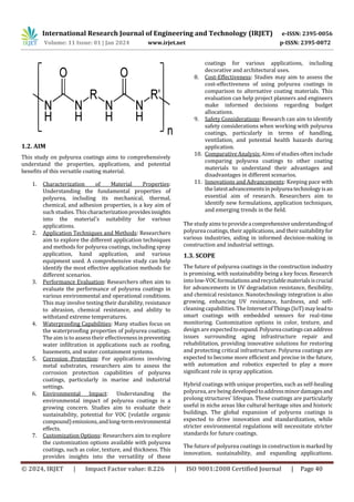 Polyurea Uses in the Construction Industry | PDF