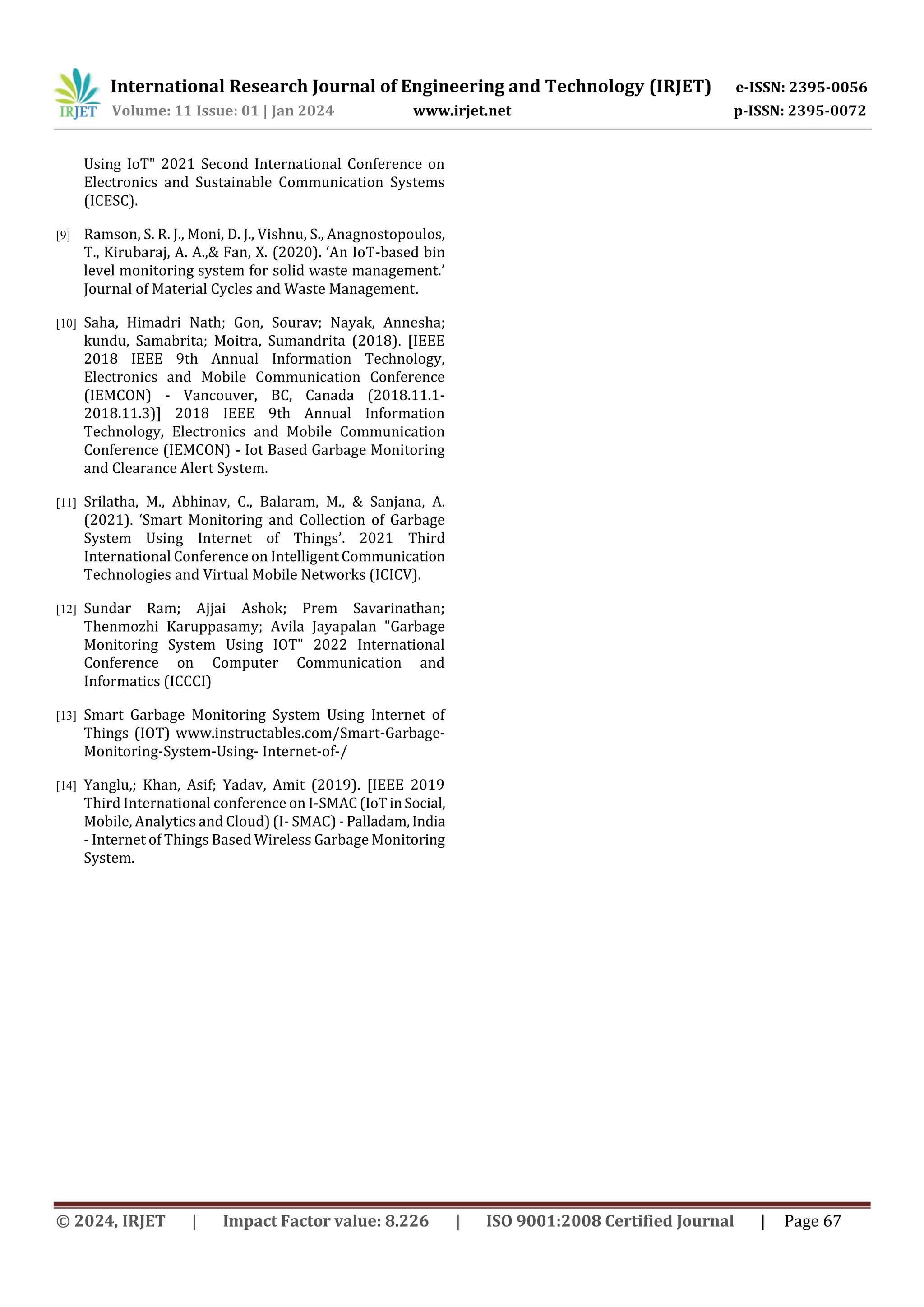 Garbage Disposal Monitoring System | PDF