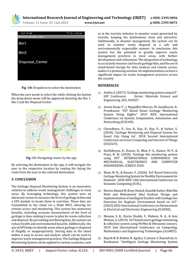 Garbage Disposal Monitoring System | PDF