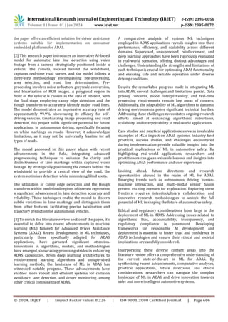 A REVIEW ON MACHINE LEARNING IN ADAS | PDF