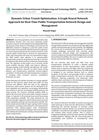 Dynamic Urban Transit Optimization: A Graph Neural Network Approach for ...