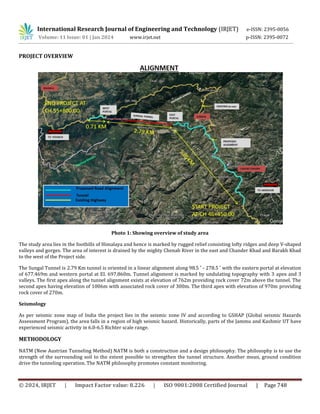 TUNNELING IN HIMALAYAS WITH NATM METHOD: A SPECIAL REFERENCES TO SUNGAL ...