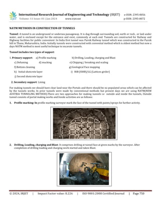 TUNNELING IN HIMALAYAS WITH NATM METHOD: A SPECIAL REFERENCES TO SUNGAL ...