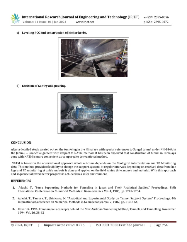 TUNNELING IN HIMALAYAS WITH NATM METHOD: A SPECIAL REFERENCES TO SUNGAL ...