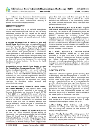 Smart Canteen Management System using Naïve Bayes Algorithm | PDF