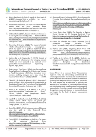 Impact of Electric Vehicle (EV) Adoption on Power Transmission System | PDF