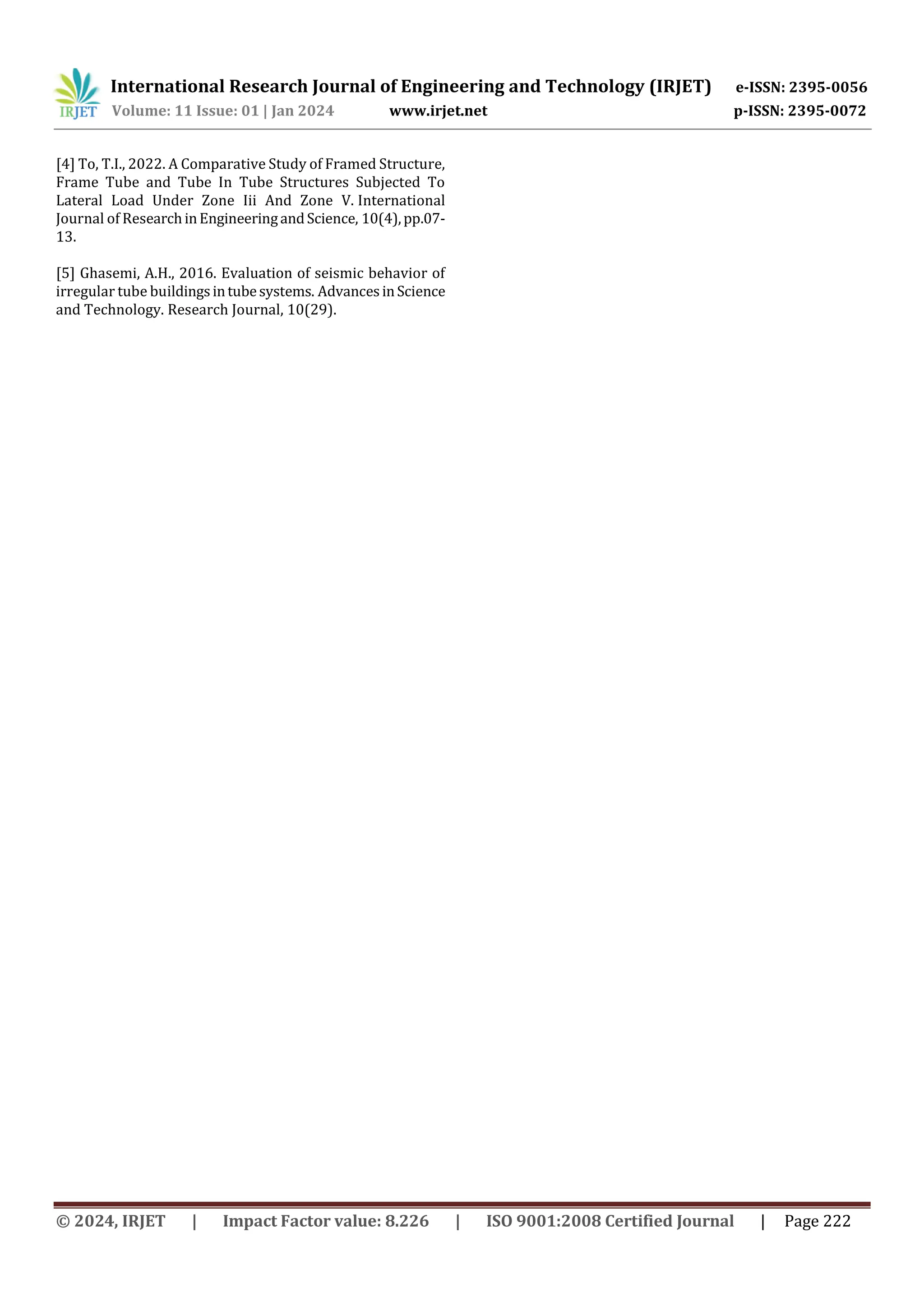 A Review on Seismic Performance of Plan Irregular Building With ...