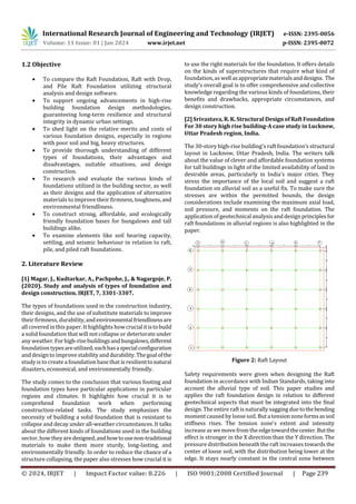 A Review on Comparative Analysis of Raft Foundation, Raft with Drop ...