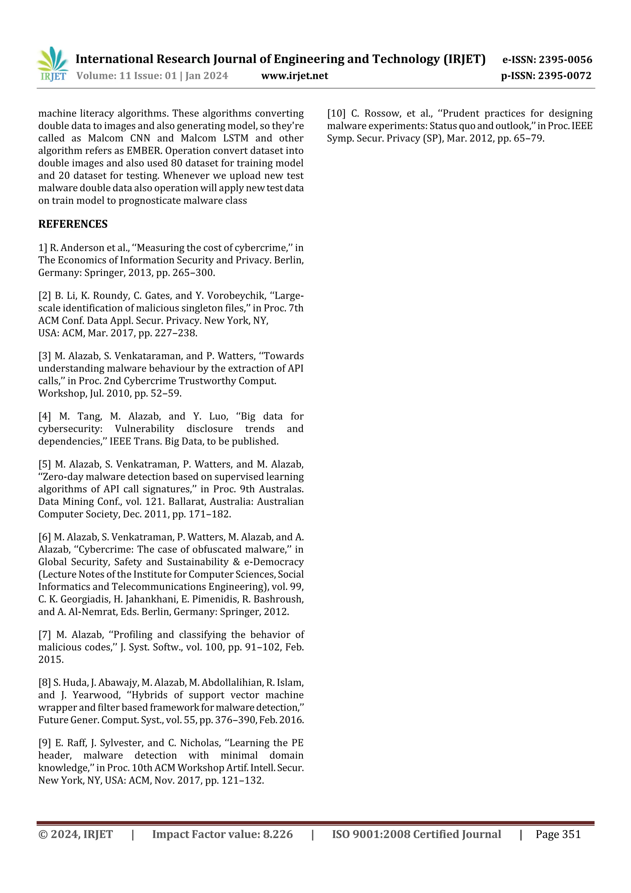 INTELLIGENT MALWARE DETECTION USING EXTREME LEARNING MACHINE | PDF | Computing | Technology ...