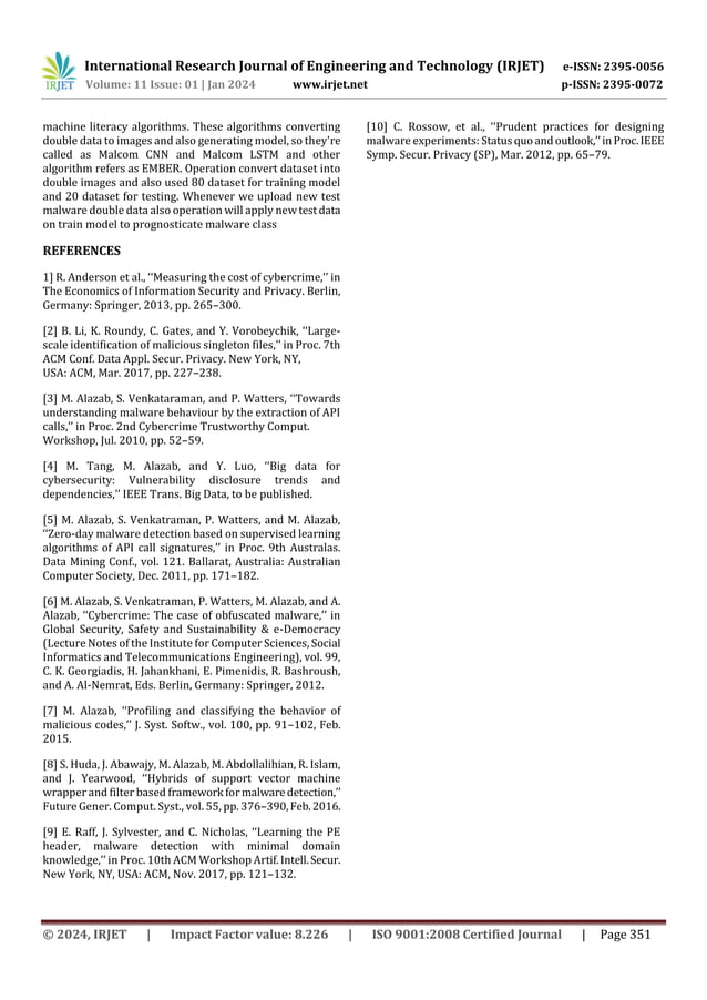 INTELLIGENT MALWARE DETECTION USING EXTREME LEARNING MACHINE | PDF ...