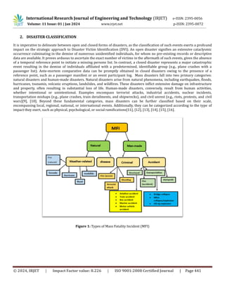 Mass Fatality Incidence and Disaster Victim Identification- A ...