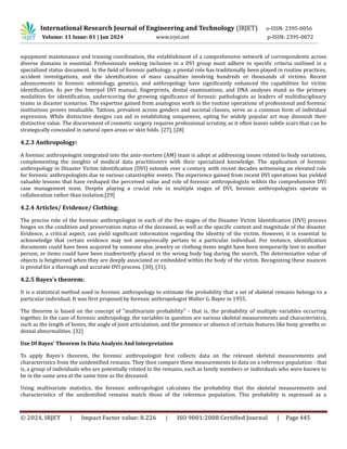 Mass Fatality Incidence and Disaster Victim Identification- A ...