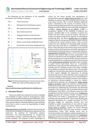 A Review Paper on Travel Time Reliability in Public Transportation | PDF