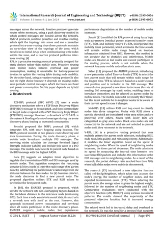 A Hybrid Routing Protocol to Support Mobility in LLNs | PDF