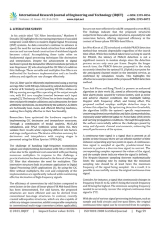 FIR filter-based Sample Rate Convertors and its use in NR PRACH | PDF