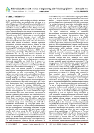 "Enhanced Heat Transfer Performance in Shell and Tube Heat Exchangers ...