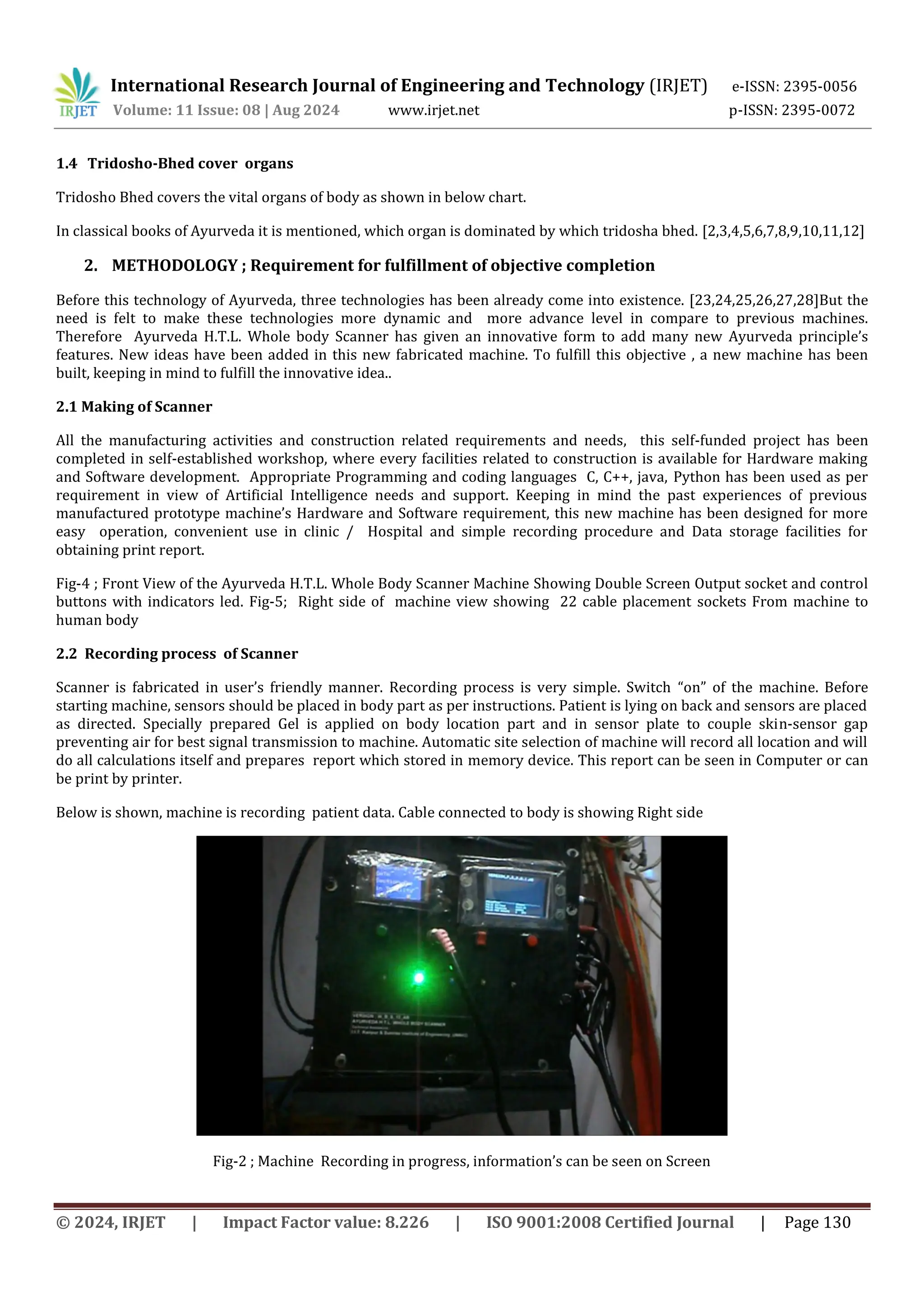 AYURVEDA H.T.L.WHOLEBODY SCAN SCANNING FULL BODY | PDF