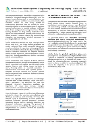 AI INTERVIEW ASSISTANT: AUTOMATED CANDIDATE EVALUATION USING NLP | PDF