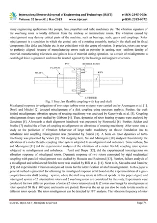 IRJET-Vibration Signature Analysis of 4 Jaw Flexible Coupling Considering Misalignment in Two ...