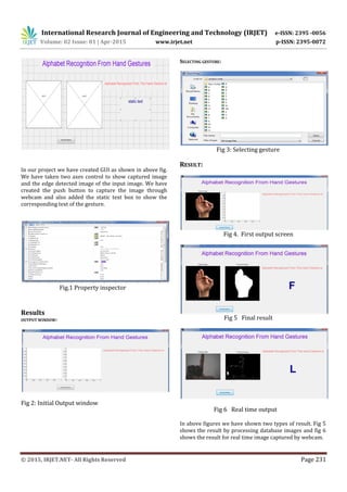 IRJET-A System for Recognition of Indian Sign Language for Deaf People ...