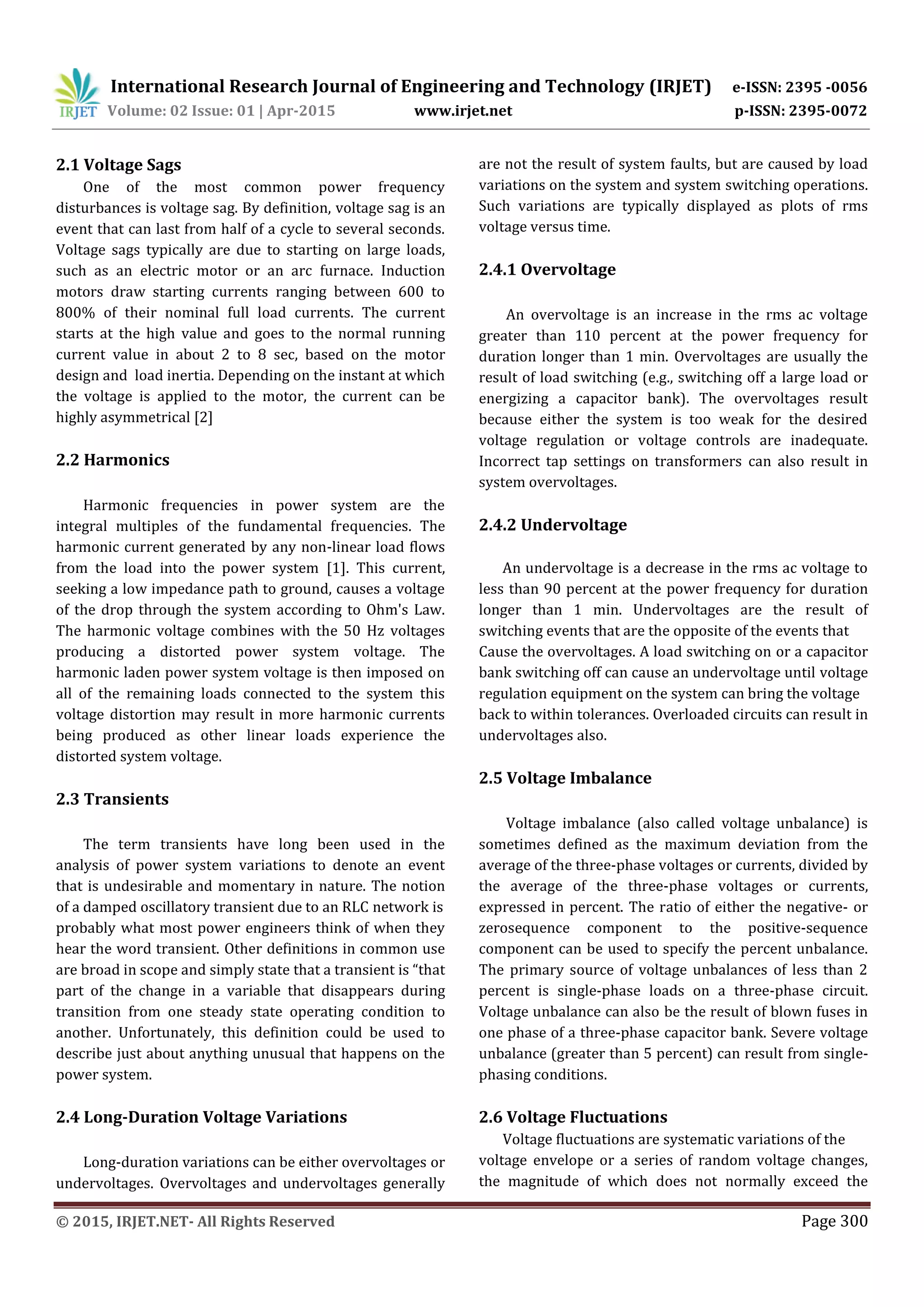 IRJET-Review on Power Quality Enhancement in weak Power Grids by ...