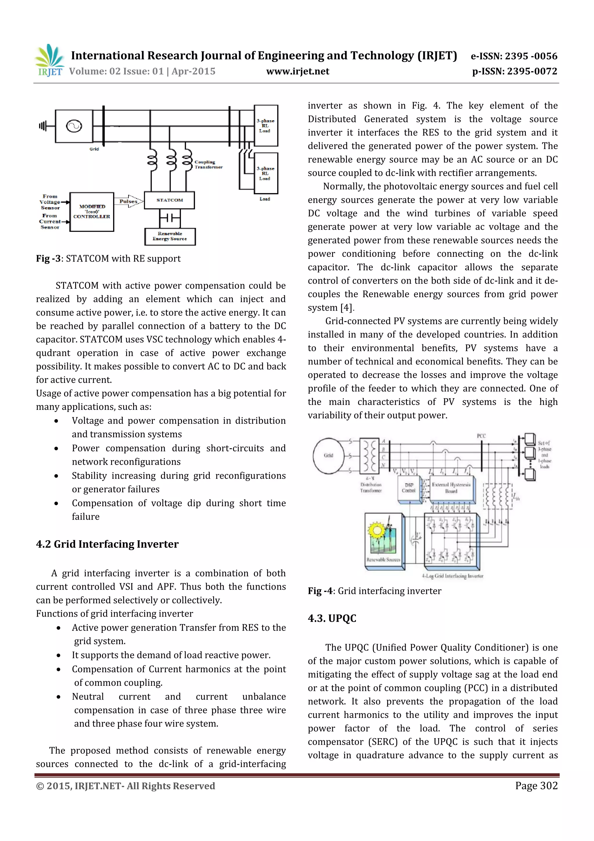 IRJET-Review on Power Quality Enhancement in weak Power Grids by ...
