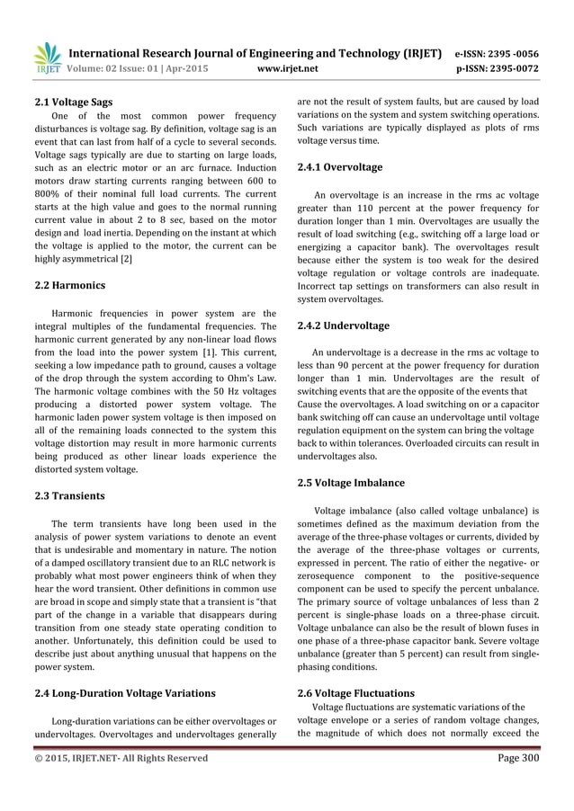 IRJET-Review on Power Quality Enhancement in weak Power Grids by ...