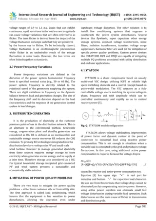IRJET-Review on Power Quality Enhancement in weak Power Grids by Integration of Renewable Energy ...