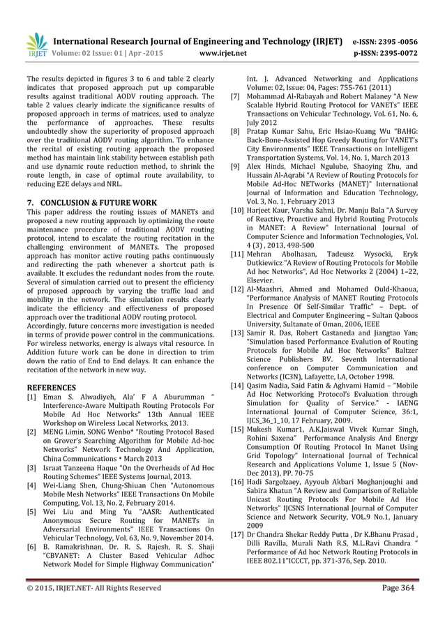 IRJET-A_AODV: A Modern Routing Algorithm for Mobile Ad-Hoc Network | PDF