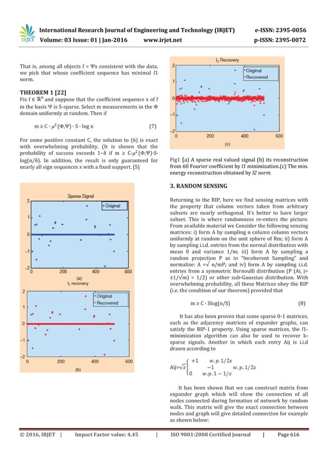 Efficient Data Gathering with Compressive Sensing in Wireless Sensor Networks | PDF