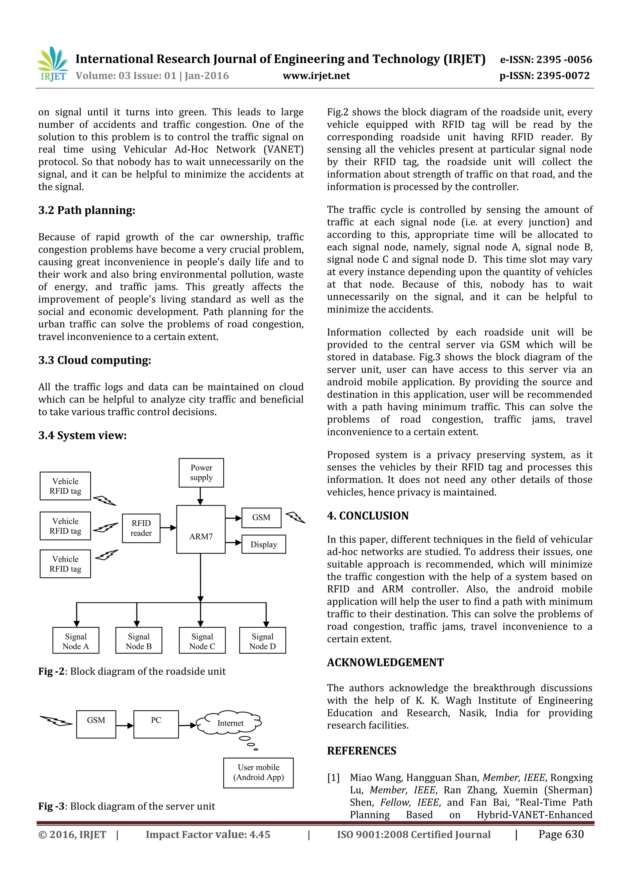 Real–Time Intelligent Transportation System based on VANET | PDF | Computer Networking | Computing