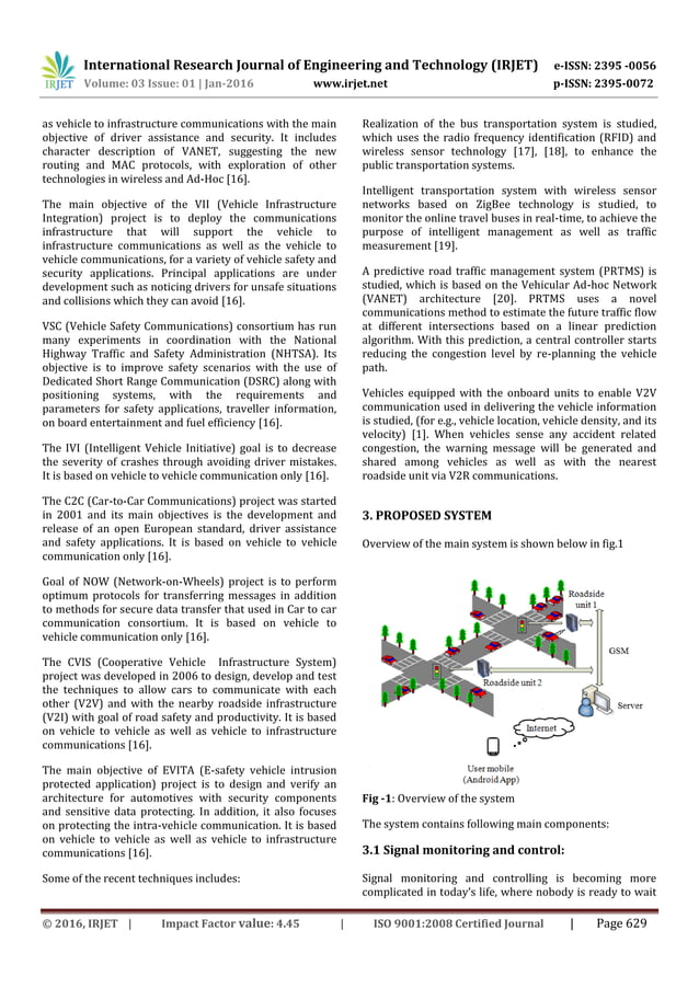 Real–Time Intelligent Transportation System based on VANET | PDF | Computer Networking | Computing
