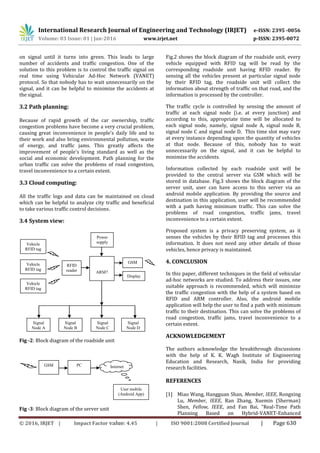 Real–Time Intelligent Transportation System based on VANET | PDF | Computer Networking | Computing