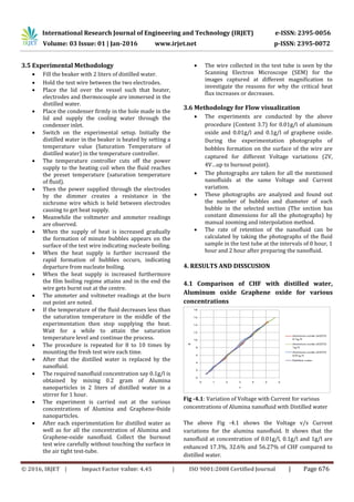 Experimental Studies on Pool Boiling Heat Transfer Using Alumina and Graphene Oxide Nanofluids | PDF