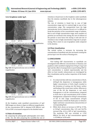 Experimental Studies on Pool Boiling Heat Transfer Using Alumina and Graphene Oxide Nanofluids | PDF