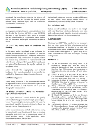 A Survey of Comparative Analysis of Secure Passwords using CaRP by ...