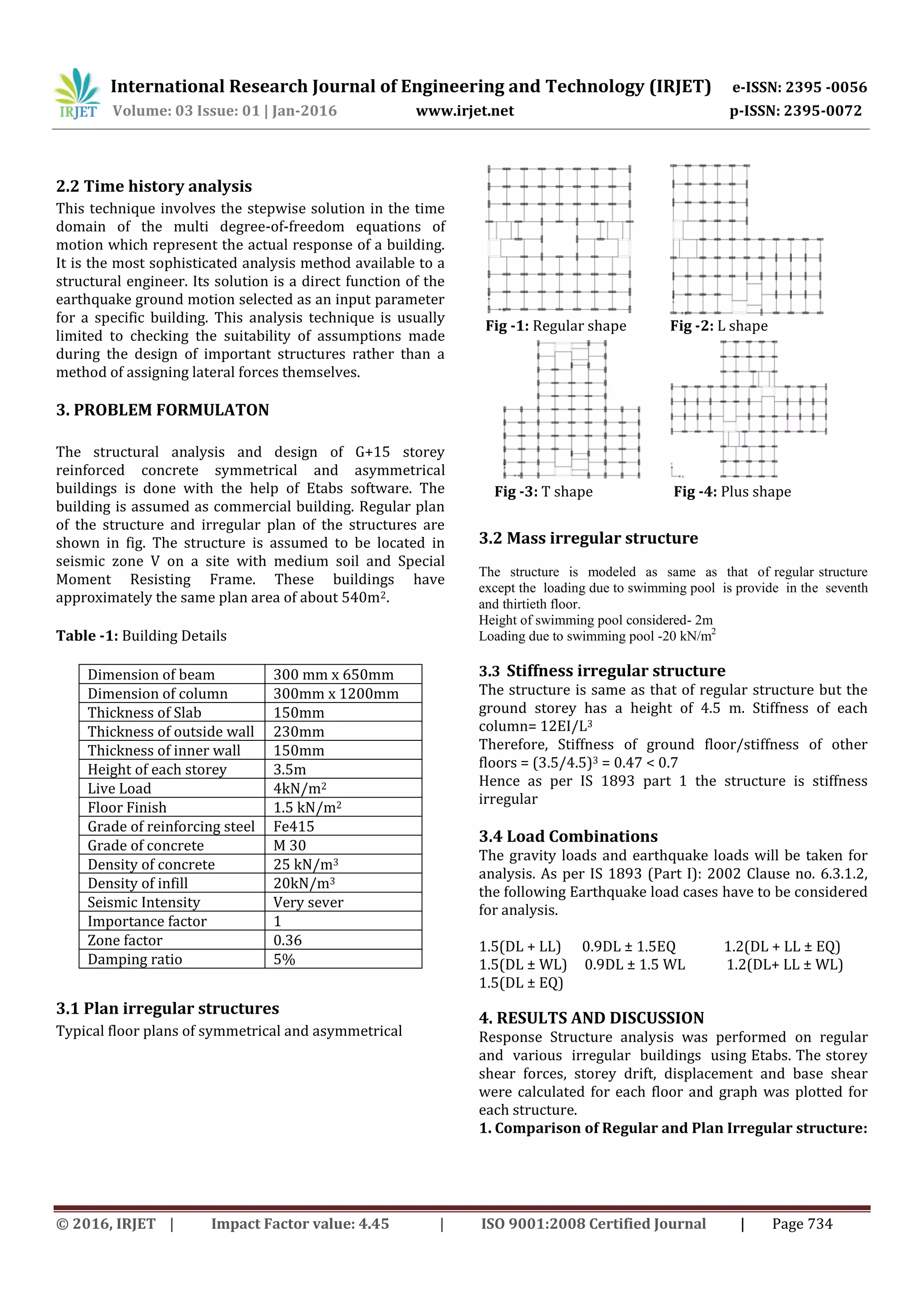 Study of seismic analysis and design of multi storey symmetrical and ...