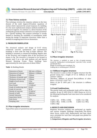 Study of seismic analysis and design of multi storey symmetrical and ...