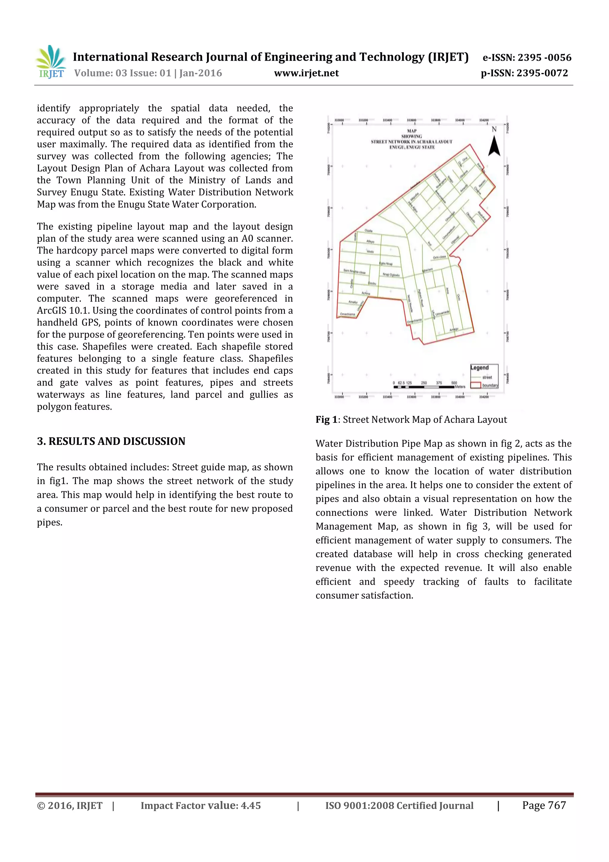 Development of a GIS-Based System for Management of Water Distribution ...