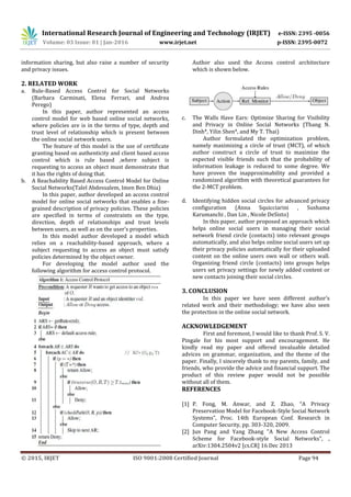 Detecting and Resolving Privacy Conflicts in Online Social Networks | PDF
