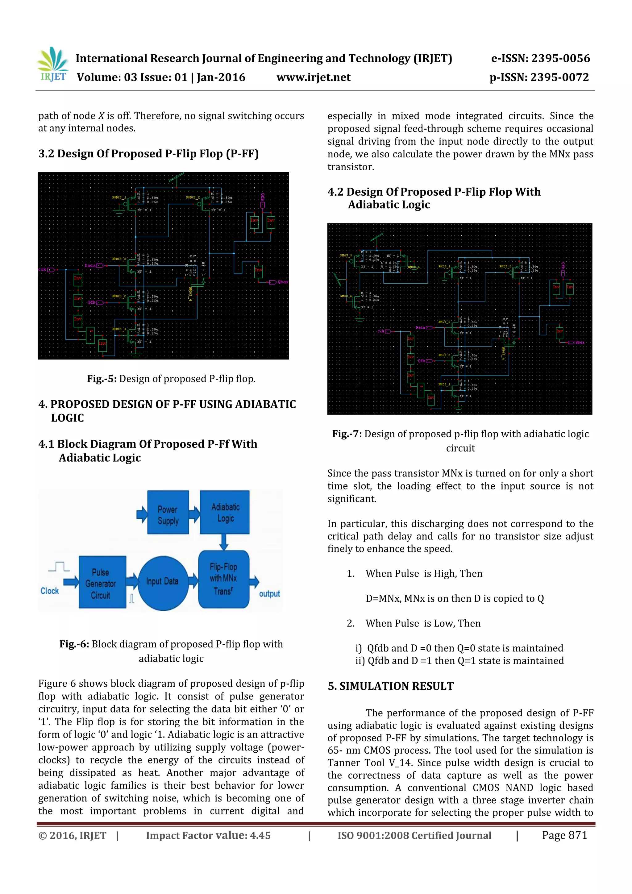 Design a Low Power Flip-Flop Based on a Signal Feed-Through Scheme | PDF