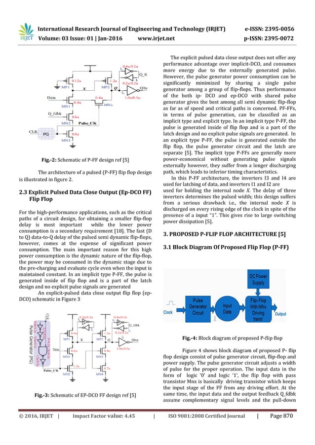Design a Low Power Flip-Flop Based on a Signal Feed-Through Scheme | PDF
